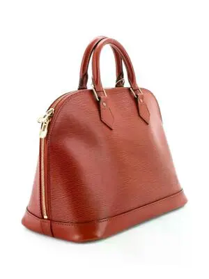 LOUIS VUITTON Vintage Alma Handbag Epi Leather Pm Satchel