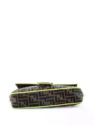 Fendi Baguette Nm Bag Zucca Canvas Medium Shoulder Bag