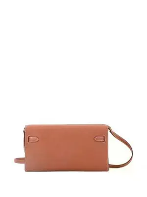 Hermès Kelly To Go Wallet Evercolor Crossbody Bag - Brown