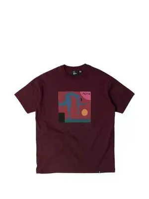 PARRA Tripped Up Graphic-print T-shirt - Red