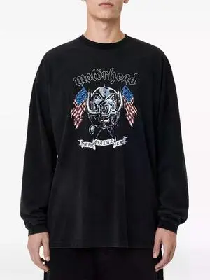 Vetements Motörhead-print Long-sleeve T-shirt - Black