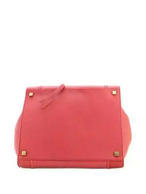 Celine Phantom Bag Grainy Leather Medium Tote Bag - Red