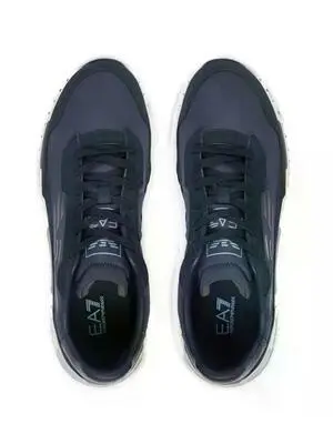 EA7 Panelled Logo-patch Sneakers