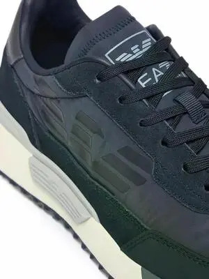EA7 Panelled Logo-patch Sneakers