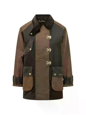 Barbour Felton Checked Waxed-cotton Coat