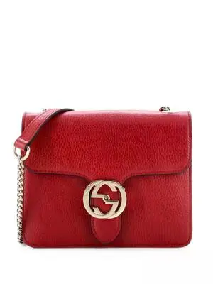 Gucci Interlocking Leather Small Shoulder Bag