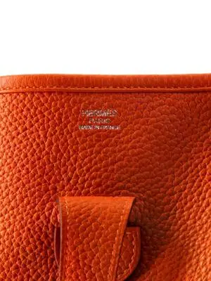 Hermès Evelyne Bag Gen Iii Clemence Gm Crossbody Bag - Orange