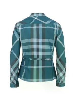 Burberry Pleated Checked Shirt