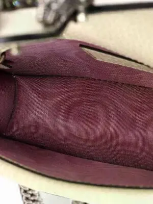 Gucci Dionysus Bag Leather Super Mini Clutch Bag