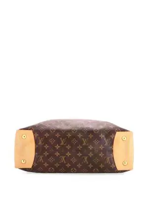 LOUIS VUITTON Wilshire Handbag Monogram Canvas Gm Tote Bag - Brown