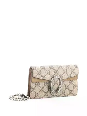 Gucci Dionysus Bag Gg Coated Canvas Super Mini Crossbody Bag