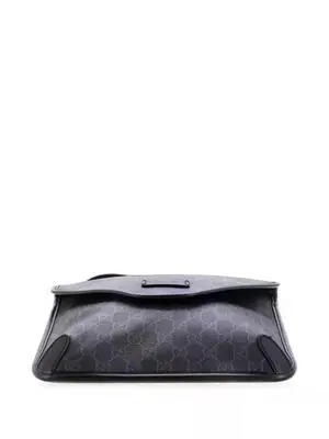 Gucci Envelope Web Messenger Gg Coated Canvas Medium Crossbody Bag