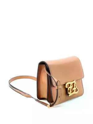 Fendi Karligraphy Leather Crossbody Bag