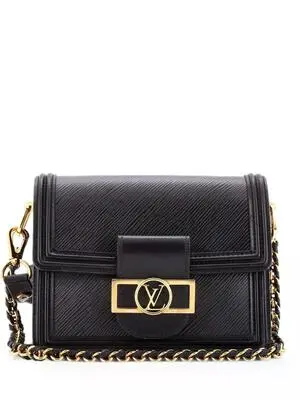 LOUIS VUITTON Dauphine Epi Leather Mini Shoulder Bag - Black