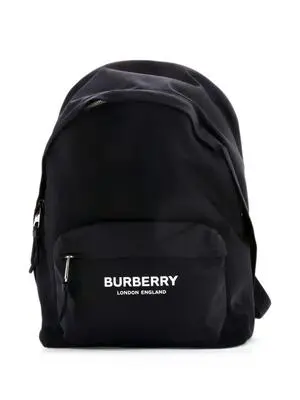 Burberry Logo Nylon Large Backpack