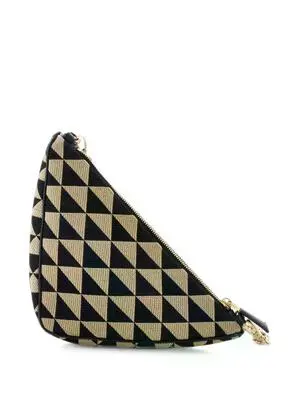 Prada Symbole Triangle Bag Jacquard Mini Shoulder Bag