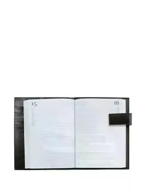 PIQUADRO Leather Planner - Black
