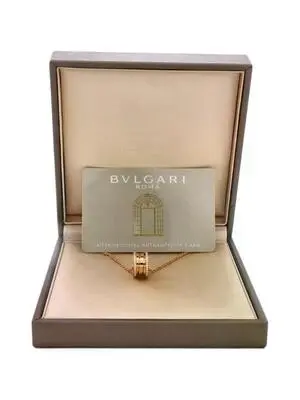 BVLGARI B.zero1 Pendant 18k Rose Gold With Diamonds Necklace