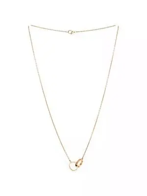 Cartier Love Interlocking 18k Yellow Necklace - Gold