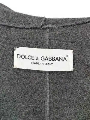 Dolce & Gabbana Floral-appliqué Shawl-lapel Coat