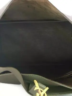 Saint Laurent Le 5 A 7 Supple Leather Small Hobo Bag - Green