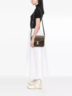 LOUIS VUITTON 2021-2026 Monogram Pochette Metis Satchel