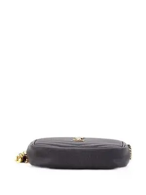 Saint Laurent Lou Camera Bag Matelasse Chevron Leather Mini Crossbody Bag