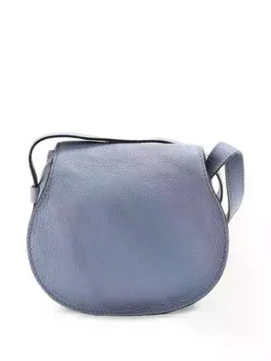 Chloé Marcie Leather Mini Crossbody Bag - Blue