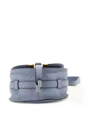Chloé Marcie Leather Mini Crossbody Bag - Blue
