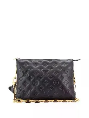 LOUIS VUITTON Coussin Bag Monogram Embossed Lambskin Pm Crossbody Bag