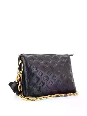 LOUIS VUITTON Coussin Bag Monogram Embossed Lambskin Pm Crossbody Bag
