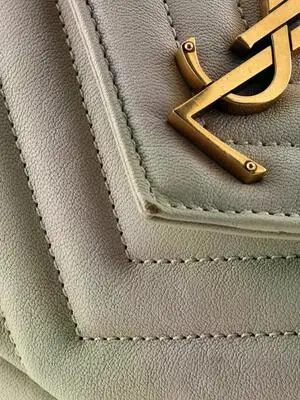 Saint Laurent Classic Monogram College Bag Matelasse Chevron Leather Medium Crossbody Bag