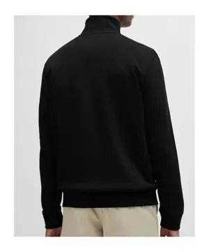 Hugo Boss Logo Patch Zip Sweatshirt