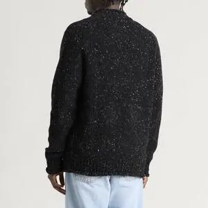 PITTARI Findhorn Donegal Roll Collar Jumper