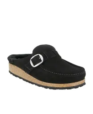BIRKENSTOCK Buckle Detailed Slip-on Sandals