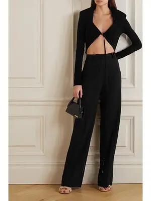 Jacquemus Long-sleeve Cropped Top