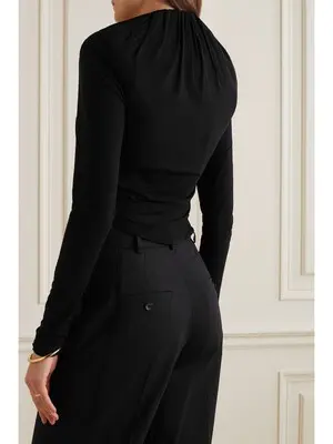 Jacquemus Long-sleeve Cropped Top