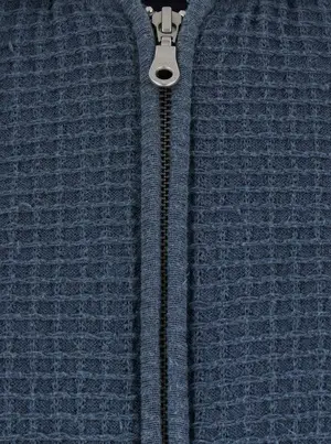 COOR Honeycomb Zip Hooded Sweater
