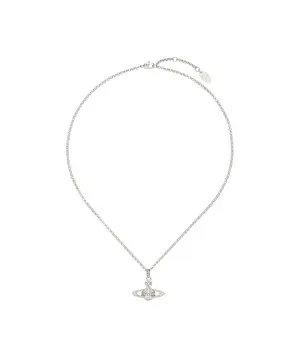 VIVIENNE WESTWOOD Logo Necklace - Silver