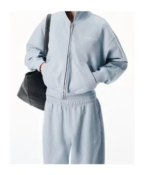 Alexander Wang Embellished Zip-up Hoodie