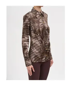 Elisabetta Franchi Printed Long-sleeve Shirt