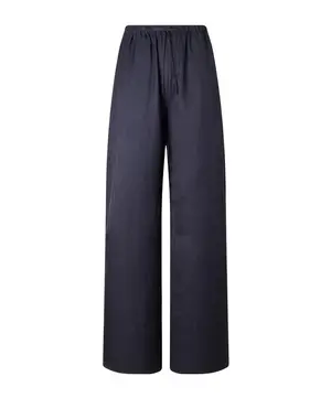 LESET Daniel Satin Wide-leg Pants