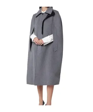Bottega Veneta Cape Coat - Gray