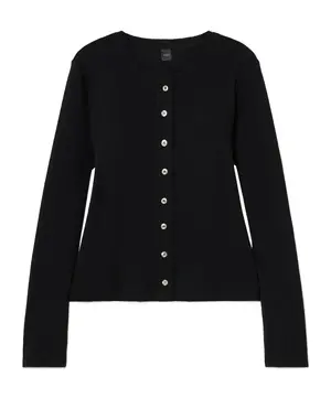 LESET Knit Cotton Cardigan