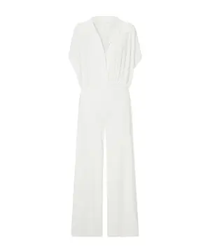 Norma Kamali Draped Jersey Jumpsuit - No