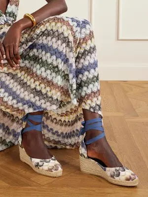 Missoni Wedge Espadrille Sandals