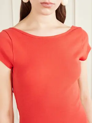 Matteau Open-back Cotton-jersey Mini Dress - No