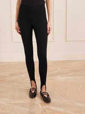 LESET Rio Stretch-ponte Stirrup Leggings