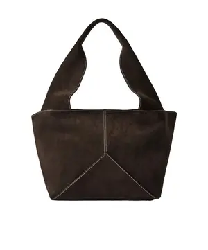METIER Medium Suede Tote