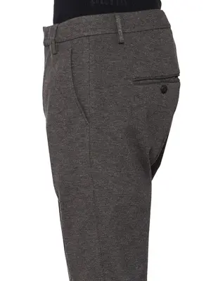 DONDUP Pleated Zip-detail Casual Trousers